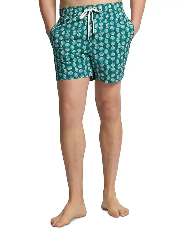 Onia Charles 5" Shells Swim Trunks - Aloe Multi