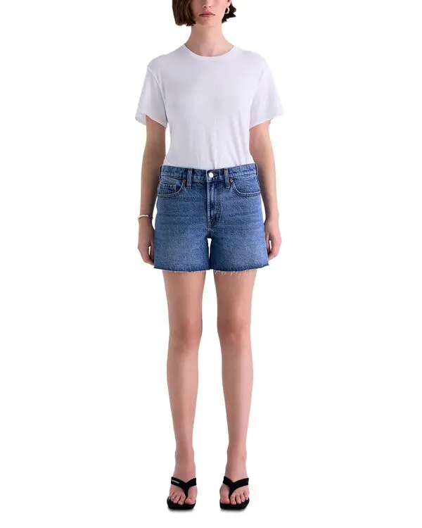 PISTOLA Kennedy Relaxed Mid Rise Cut Off Shorts - Cityscape