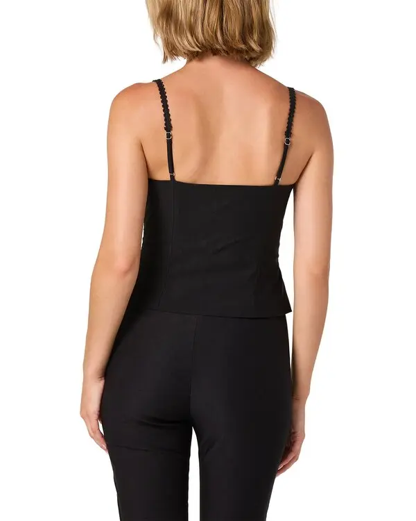 Astr The Label Amalie Sleeveless Cropped Bustier Top