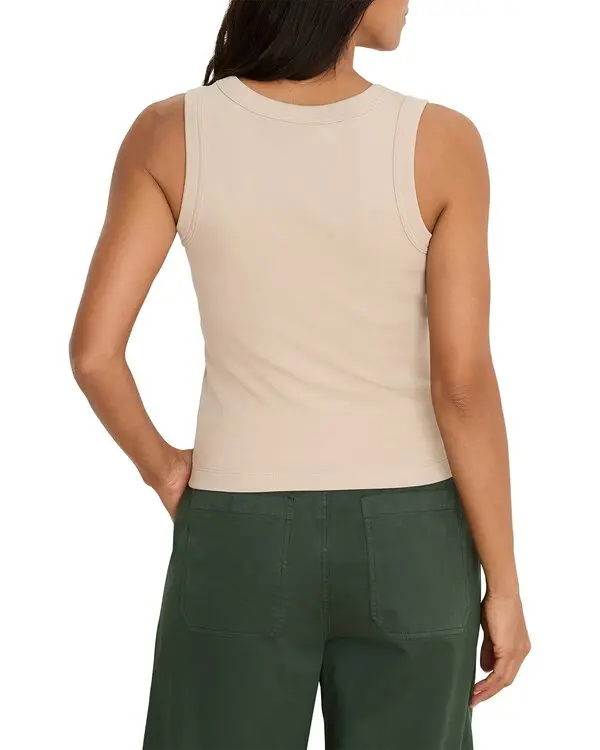NIC+ZOE Rib Knit Scoop Tank