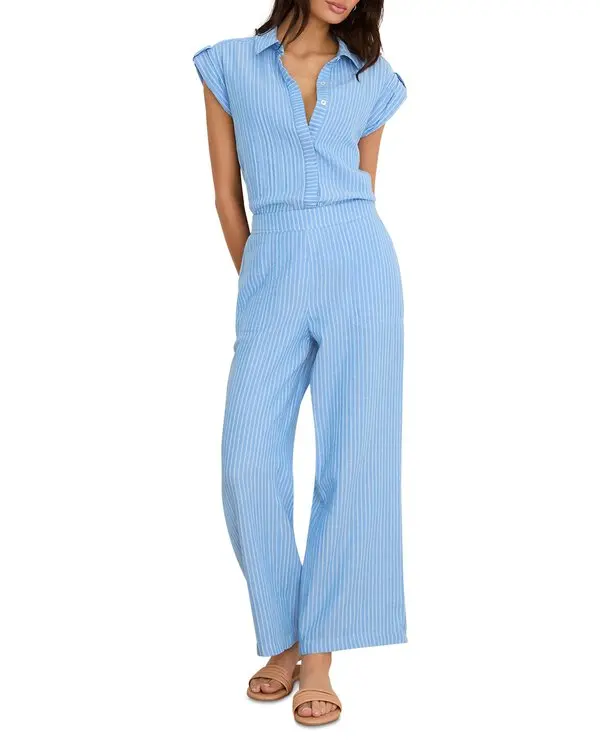 NIC+ZOE Striped Gauze Shirt