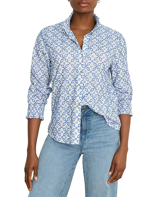 NIC+ZOE Embroidered Tile Shirt