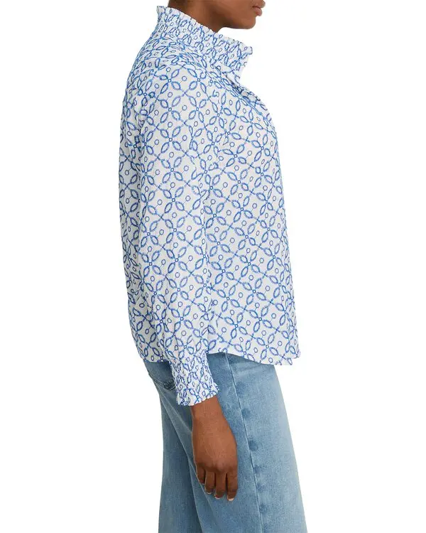NIC+ZOE Embroidered Tile Shirt