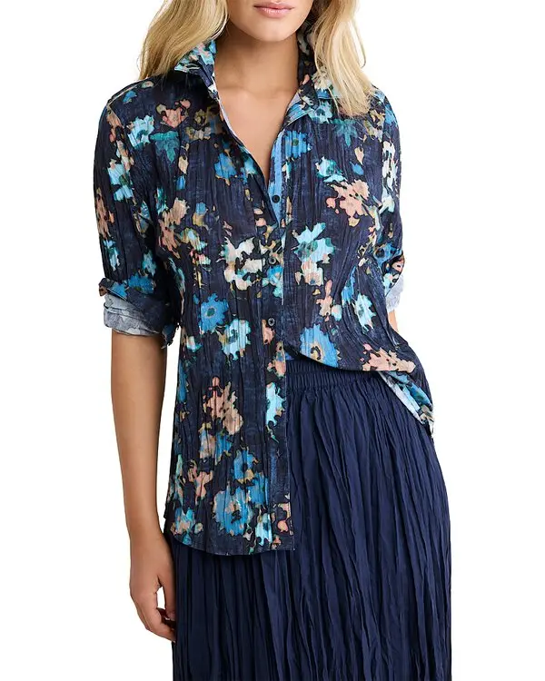 NIC+ZOE Floral Print Shirt