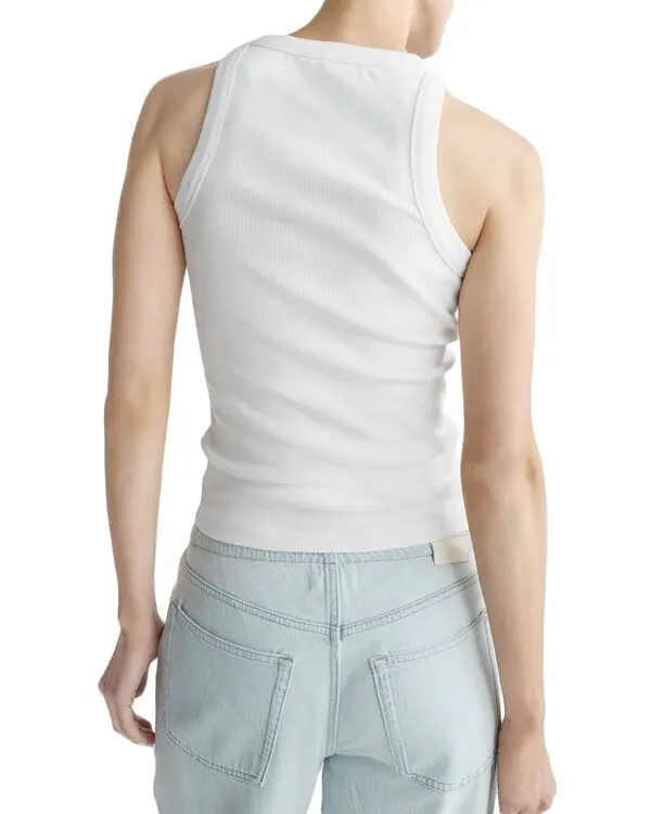 DL1961 High Neck Ribbed Tank Top