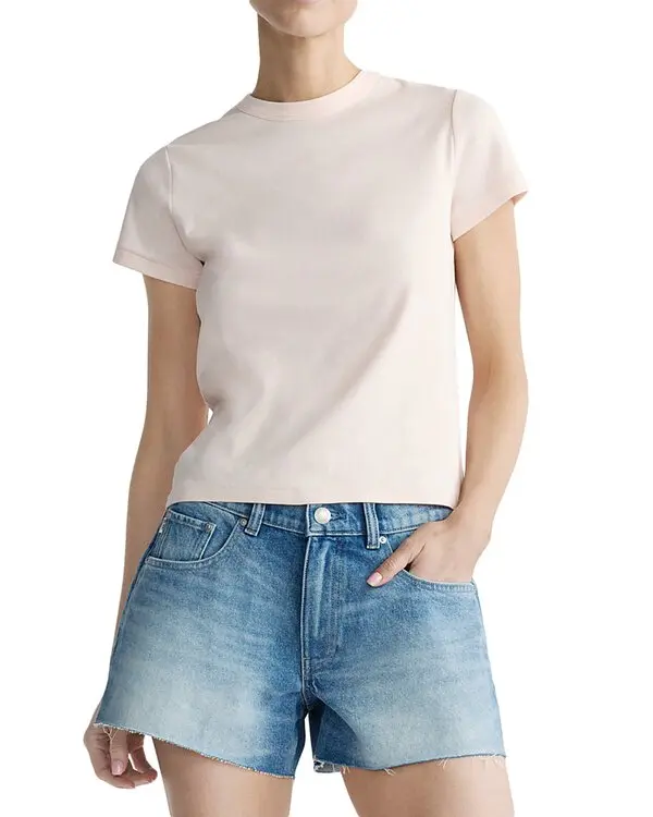 DL1961 Cropped Crewneck T-shirt - Ballet