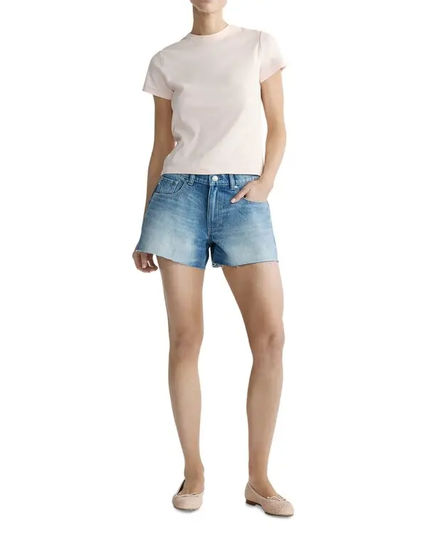 DL1961 Cropped Crewneck T-shirt - Ballet