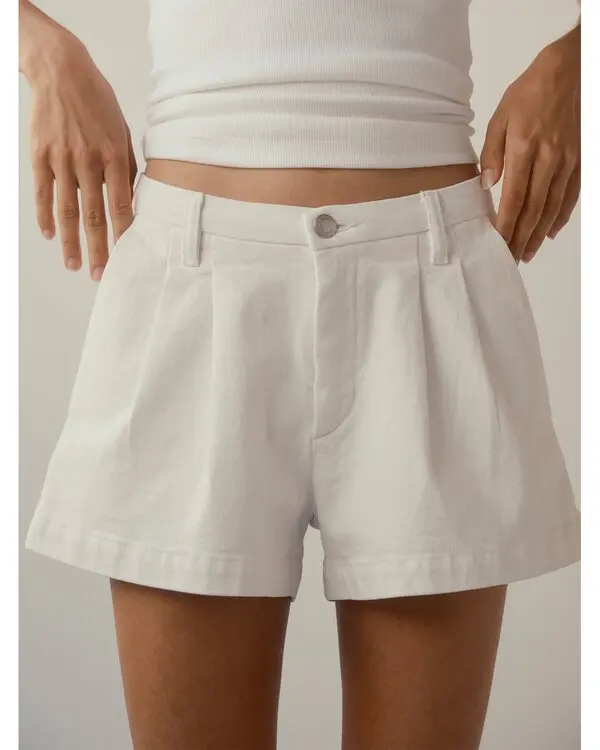 DL1961 Isabel High Rise Pleated Shorts