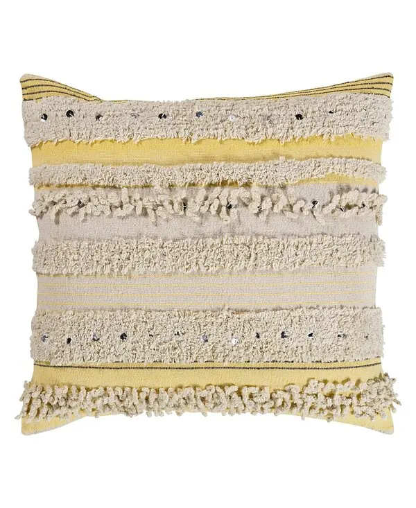 Livabliss Temara Decorative Pillow - Bright Yellow