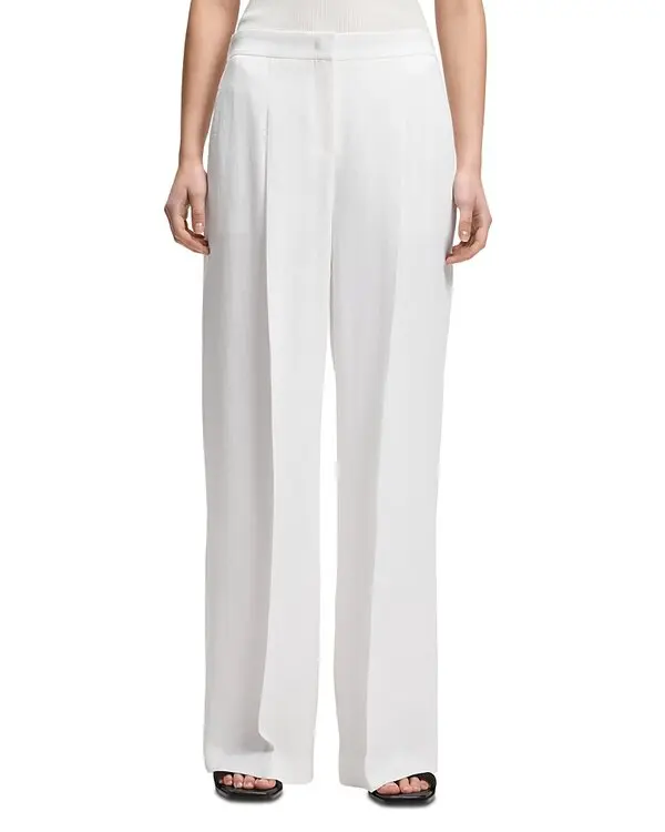 BOSS Tiana Wide Leg Pants Exclusive - White