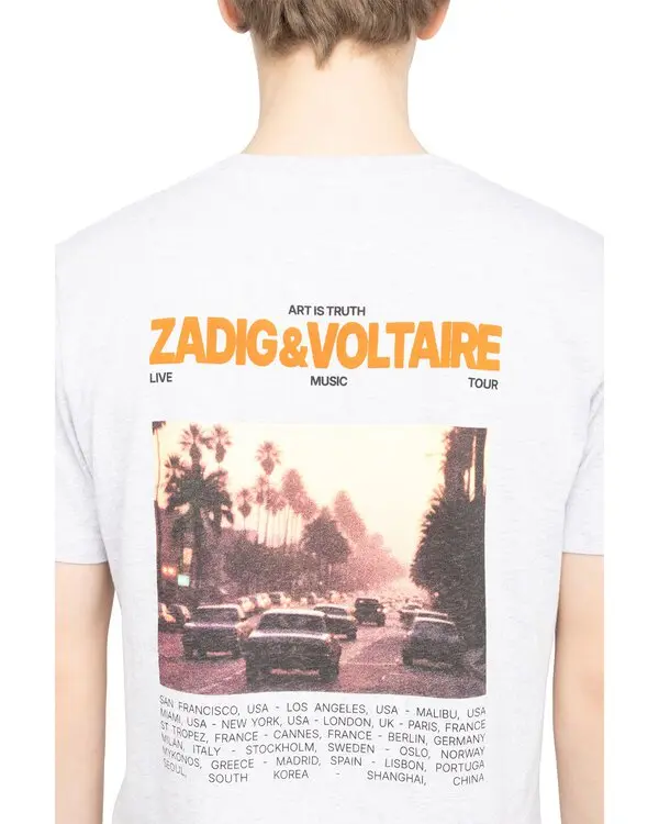 Zadig&Voltaire Tommy Sunset Logo T-shirt