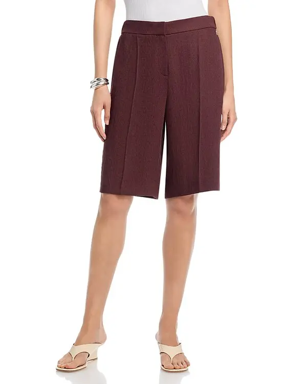 BOSS Tianala Linen Blend Shorts