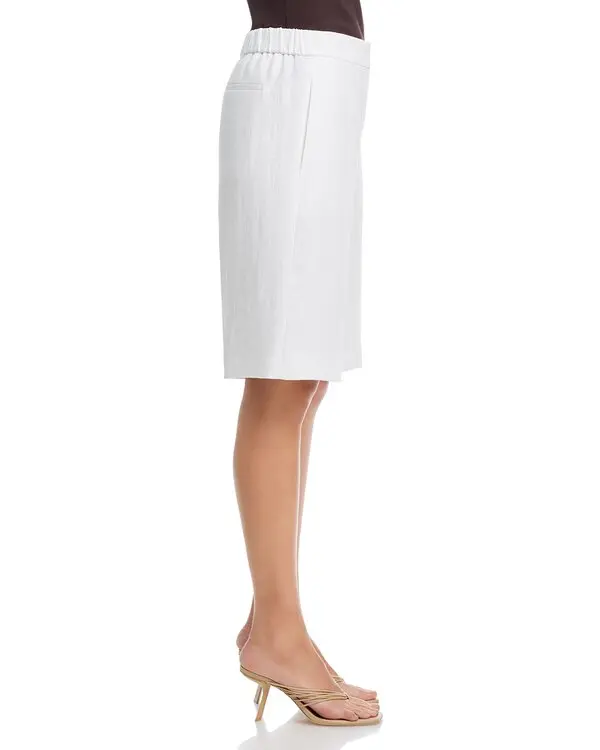 BOSS Tianala Linen Blend Shorts