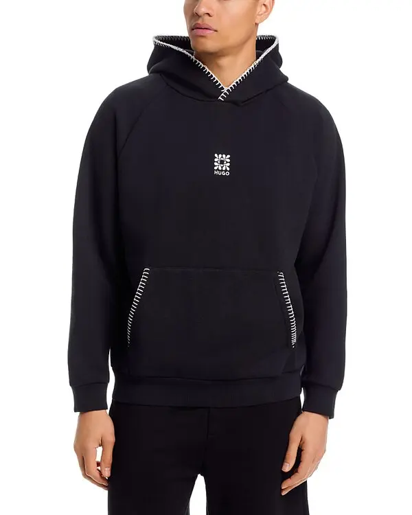 Hugo Oversized Fit Sweatshirt - Black
