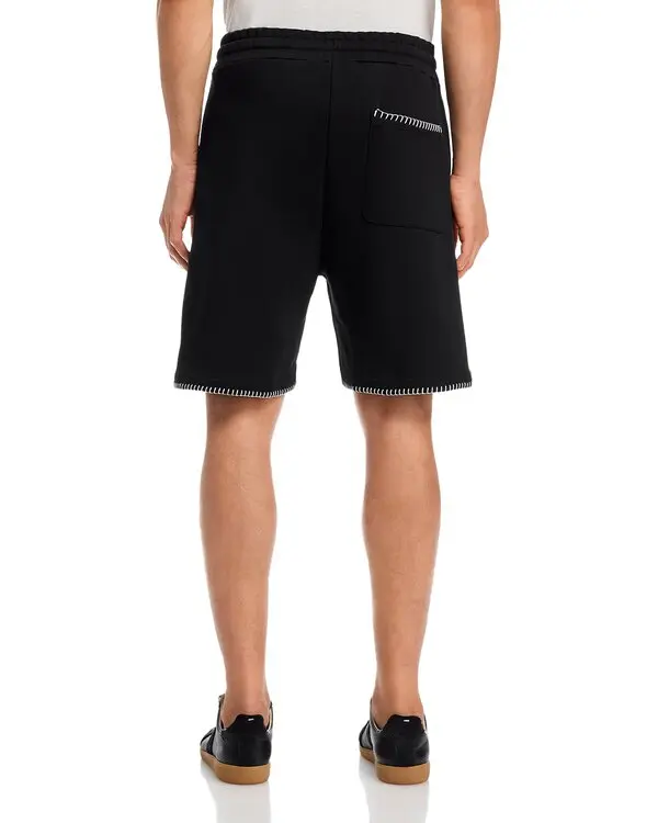 Hugo Daronso 7" Shorts With Contrast Stitching - Black