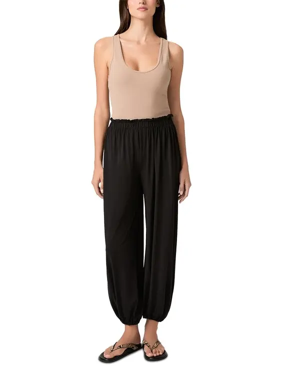 Paige Bali Ribbed Tank Top - Macadamia