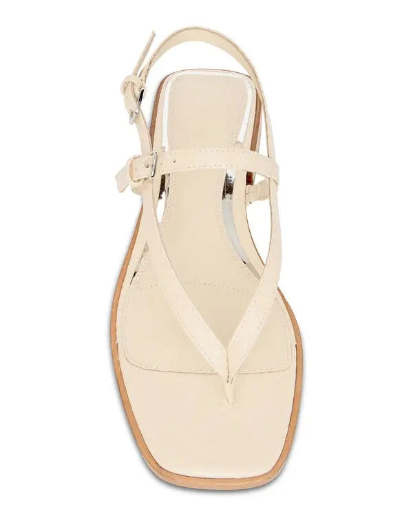Paige Regan Flat Sandals - Bone