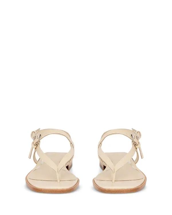Paige Regan Flat Sandals - Bone