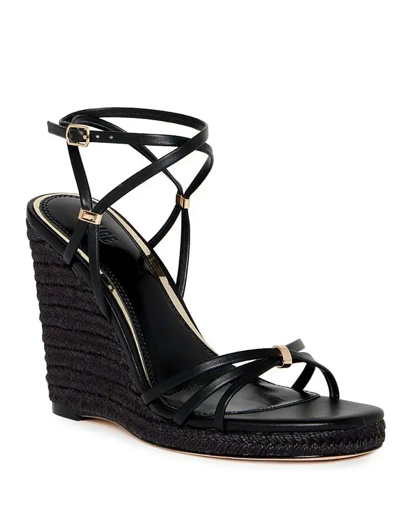 Paige Kylen Wedge Sandals - Black