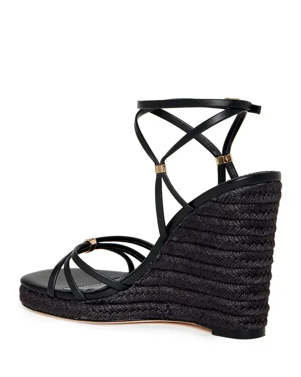 Paige Kylen Wedge Sandals - Black