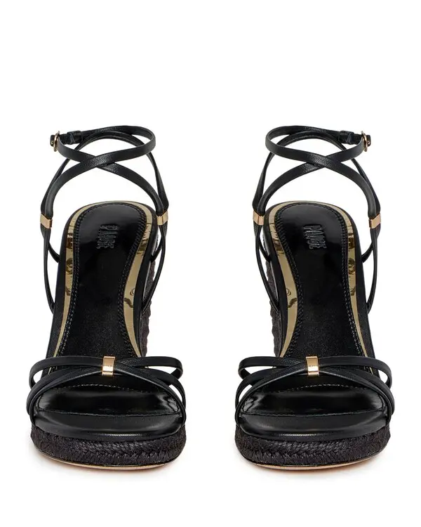 Paige Kylen Wedge Sandals - Black