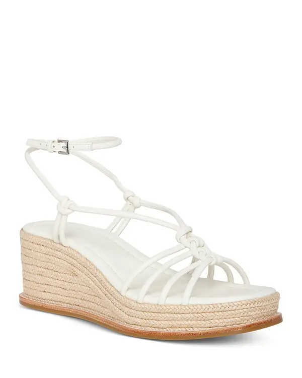 Paige Julian Espadrille Wedge Sandals - Cream