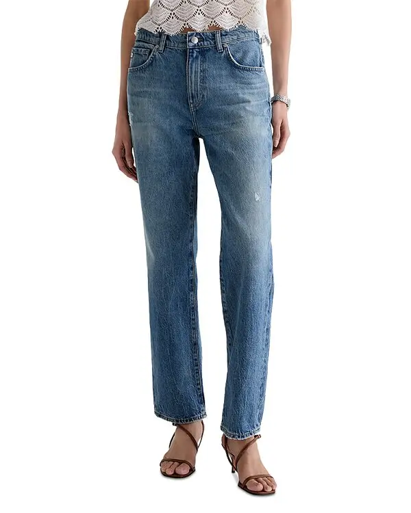 Ag Brinley Mid Rise Straight Jeans