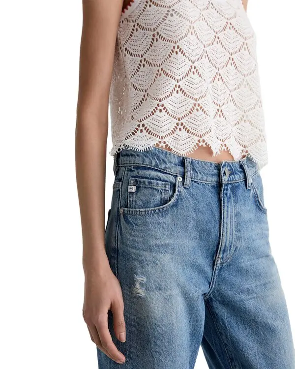 Ag Brinley Mid Rise Straight Jeans