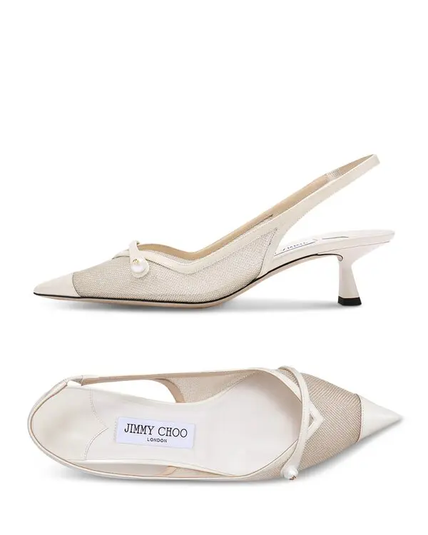 JIMMY CHOO Amita 45 Slingback Pumps