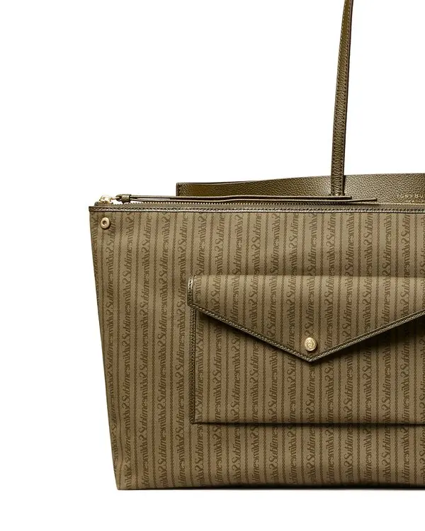 Tory Burch Perry Leather Tote - Leccio