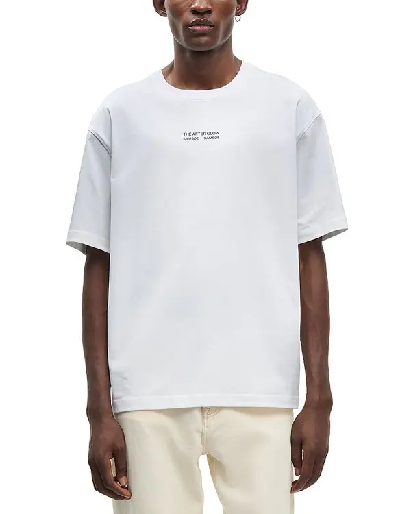 SAMSØE SAMSØE Samse Samse Sauni Afterglow Logo Graphic T-shirt