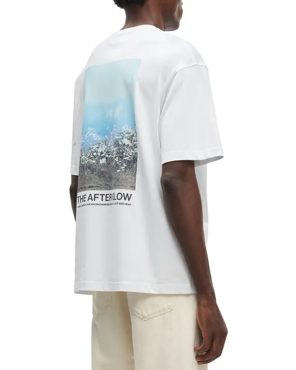 SAMSØE SAMSØE Samse Samse Sauni Afterglow Logo Graphic T-shirt