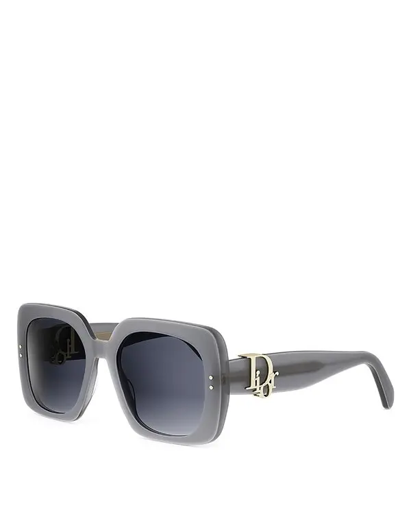 Dior Oblique S1i Square Sunglasses - Grey/blue