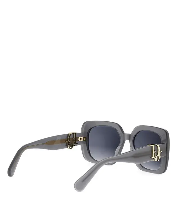 Dior Oblique S1i Square Sunglasses - Grey/blue