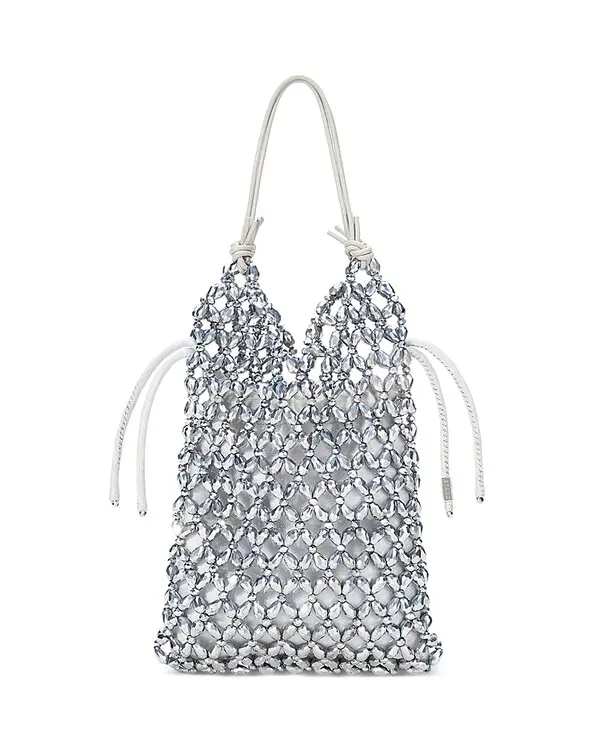 Staud Karla Crystal Beaded Bucket Bag
