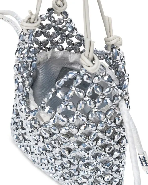 Staud Karla Crystal Beaded Bucket Bag
