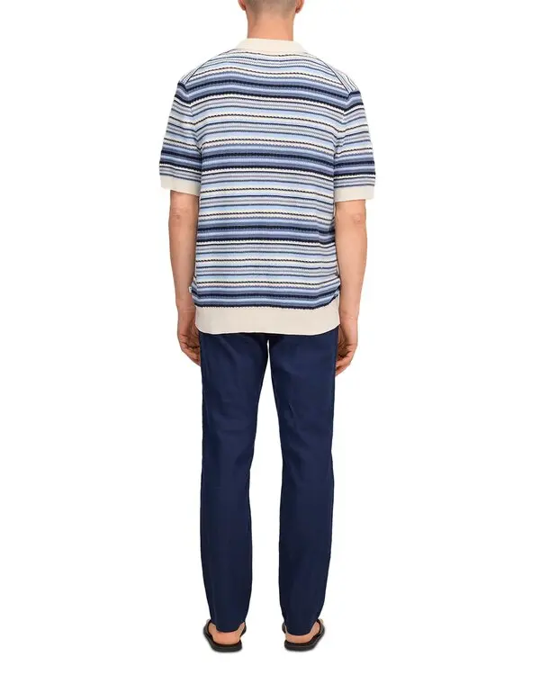 Nn07 Nolan Polo Cardigan - Navy Multi