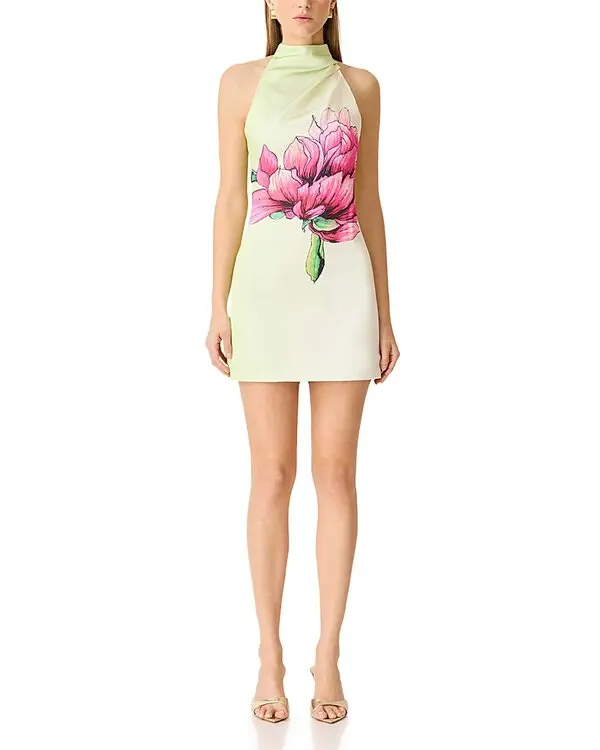 ELLIATT Elisia Floral Mini Dress - Green Floral