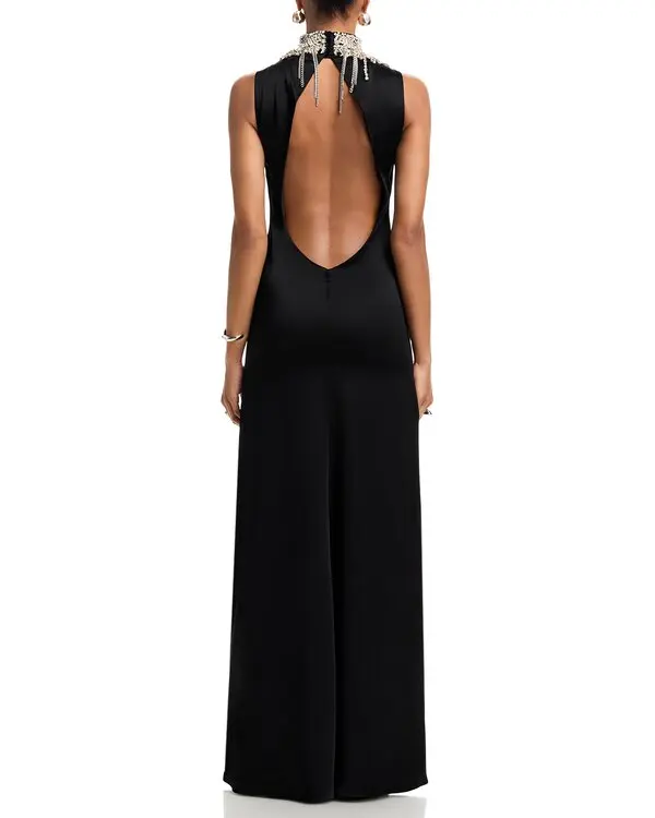 Alexander McQueen Hammered Satin Gown