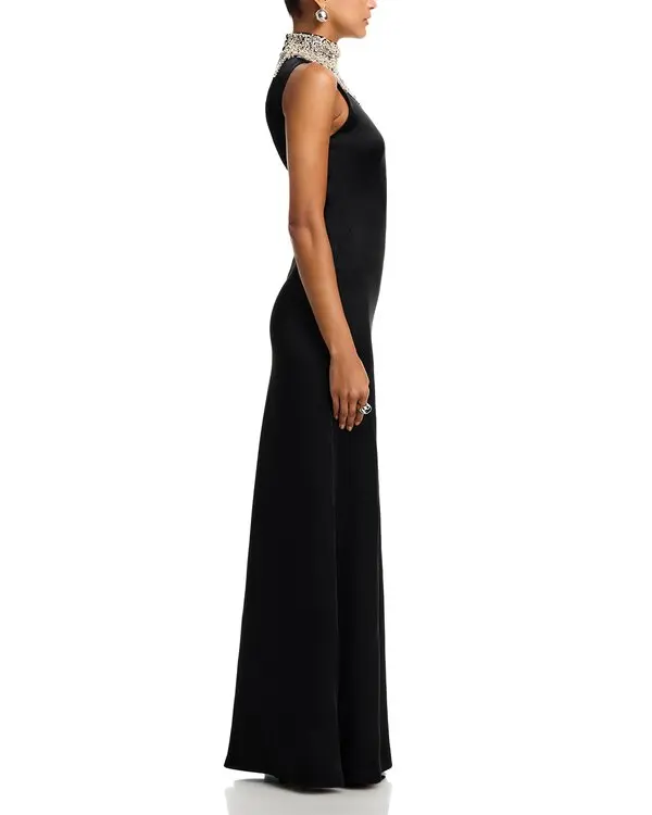 Alexander McQueen Hammered Satin Gown