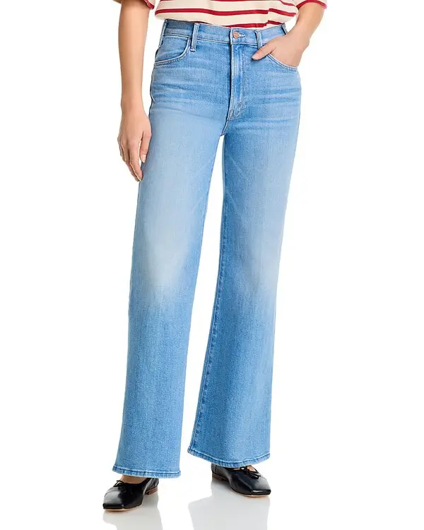 MOTHER The Hustler Roller Sneak High Rise Jeans - Room Service