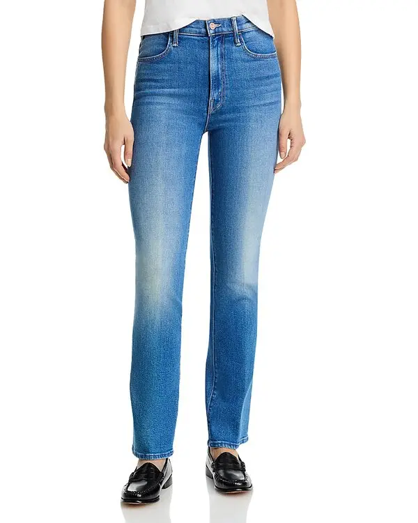 MOTHER The Hustler Skimp High Rise Jeans - Kissing The Caddy