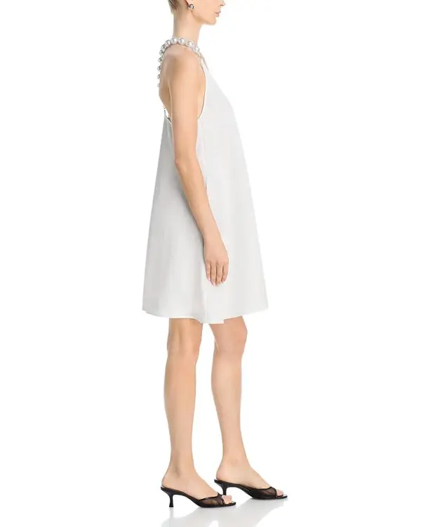 L'Agence Amora Dress With Pearl Straps
