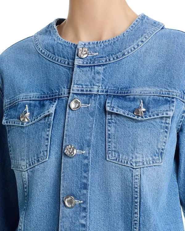 L'Agence Anouk Collarless Jacket - Grant