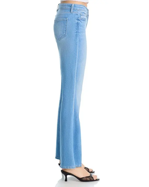 L'Agence Taney Low Rise Sneaker Flare Jeans - Pacific