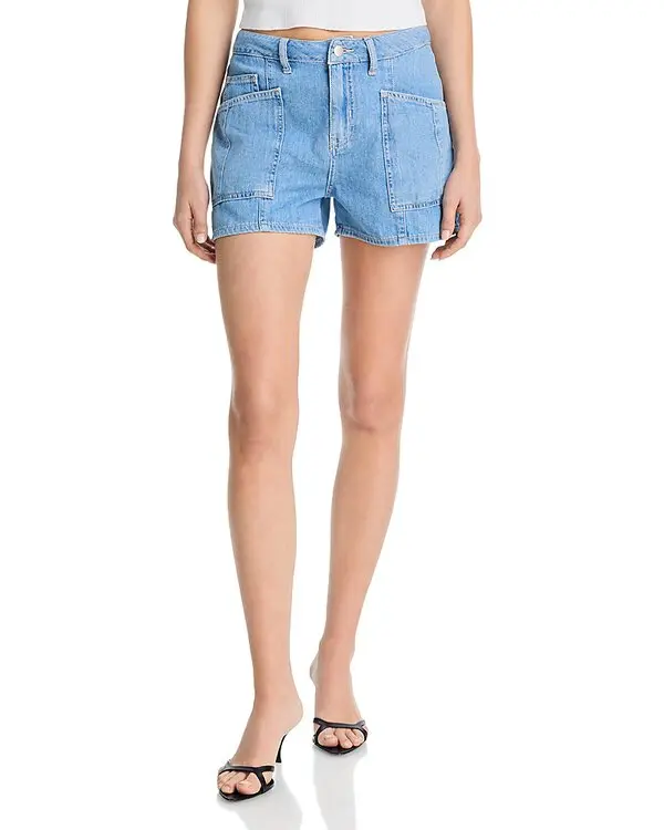 L'Agence Kyra High Rise Denim Shorts