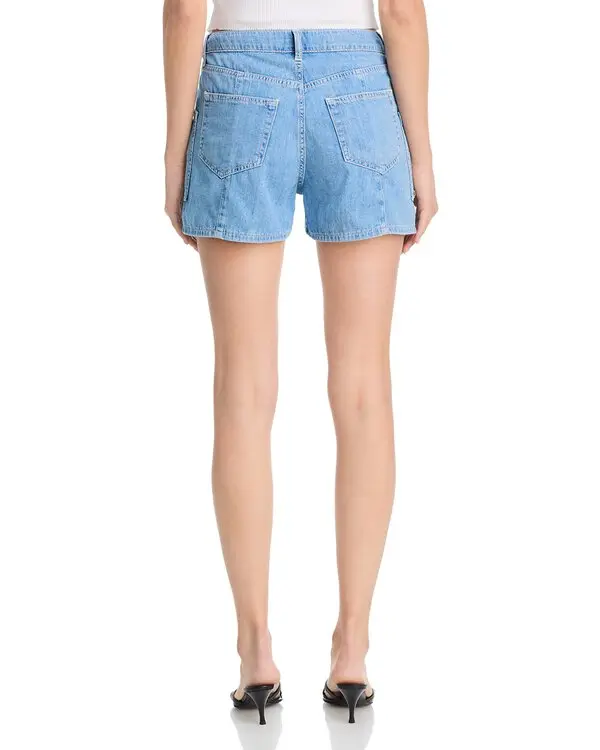 L'Agence Kyra High Rise Denim Shorts