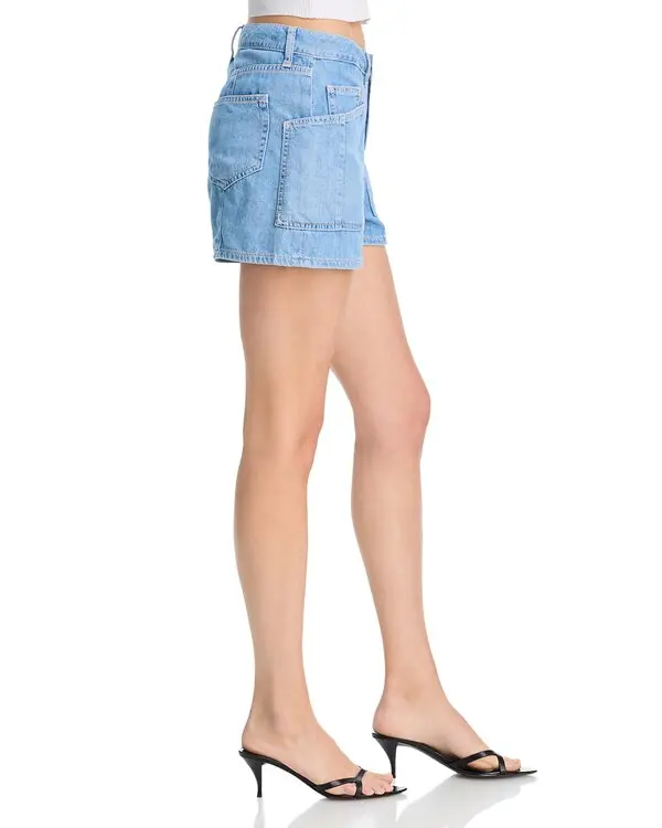 L'Agence Kyra High Rise Denim Shorts