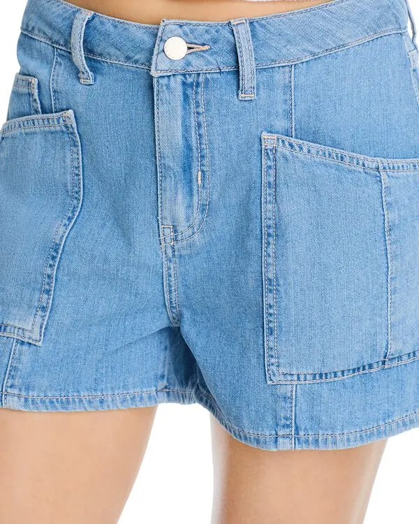 L'Agence Kyra High Rise Denim Shorts