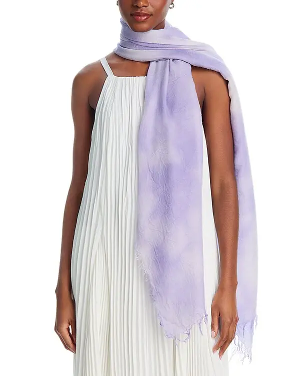Rag & Bone Tie Dye Scarf - Purple